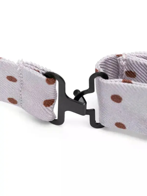 Etro Silk Polka Dot Bow Tie