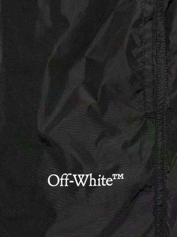 Off-White Logo-print Swim Shorts