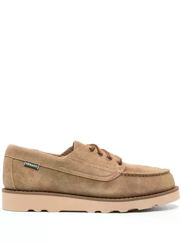 SEBAGO Lace-up Suede Loafers