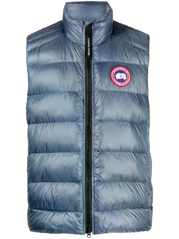 Canada Goose Crofton Logo-appliqué Gilet - Blue