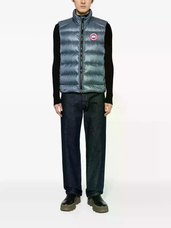 Canada Goose Crofton Logo-appliqué Gilet - Blue