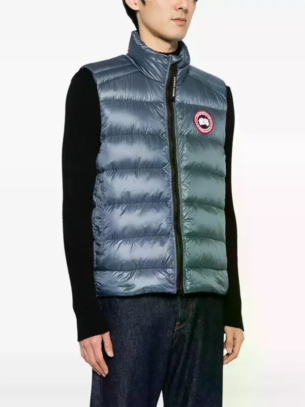 Canada Goose Crofton Logo-appliqué Gilet - Blue