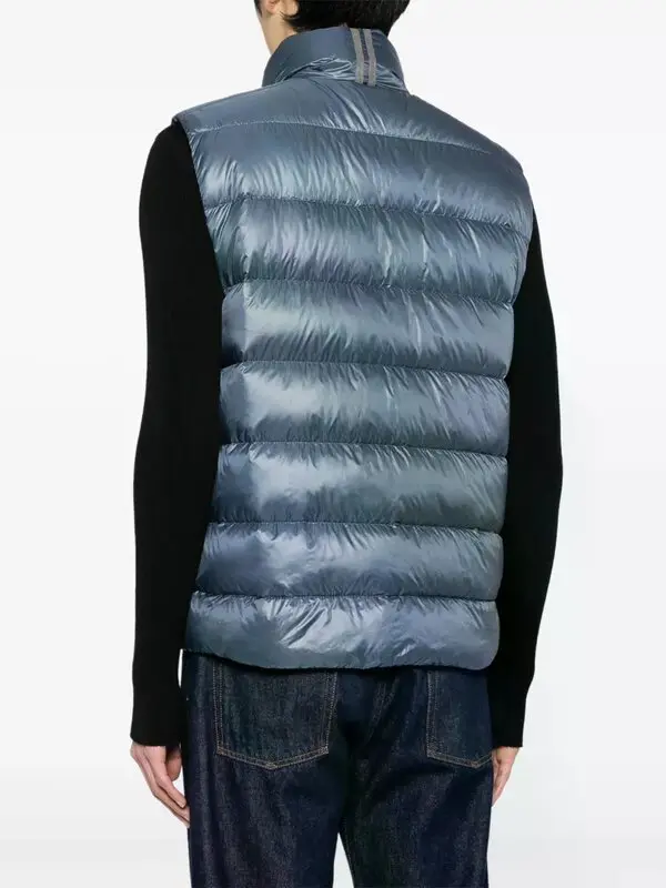 Canada Goose Crofton Logo-appliqué Gilet - Blue