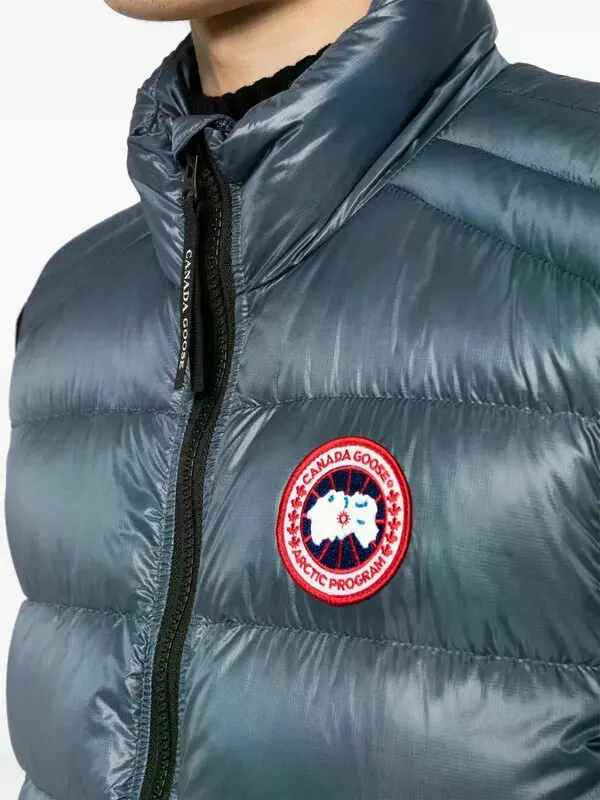 Canada Goose Crofton Logo-appliqué Gilet - Blue