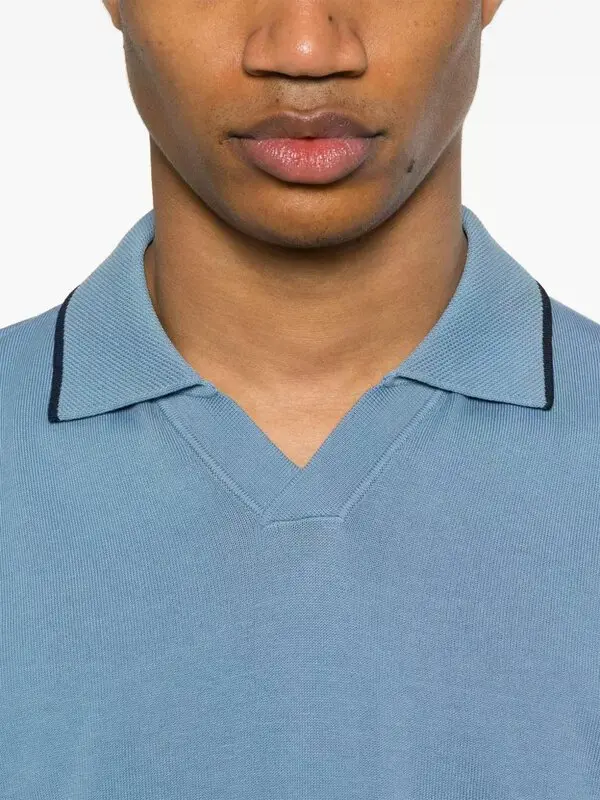 Canali Jersey T-shirt - Blue