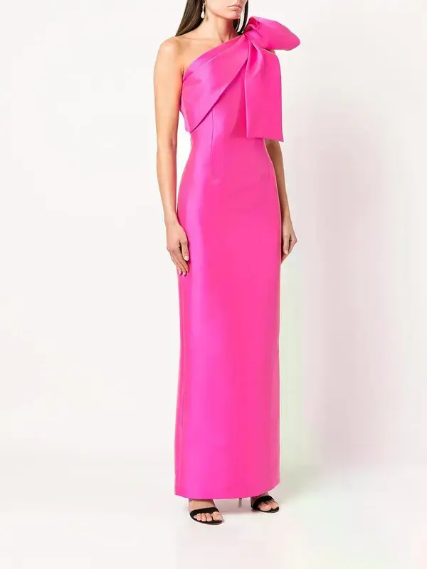 Sachin & Babi Bonnie One-shoulder Gown - Pink