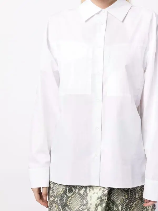 IRO PARIS Spread-collar Cotton Shirt