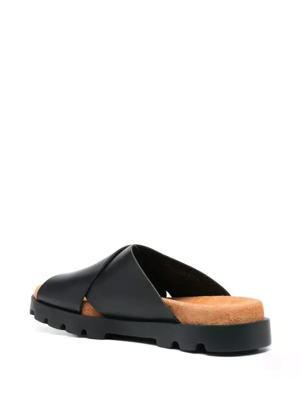 Camper Brutus Cross Strap Sandals