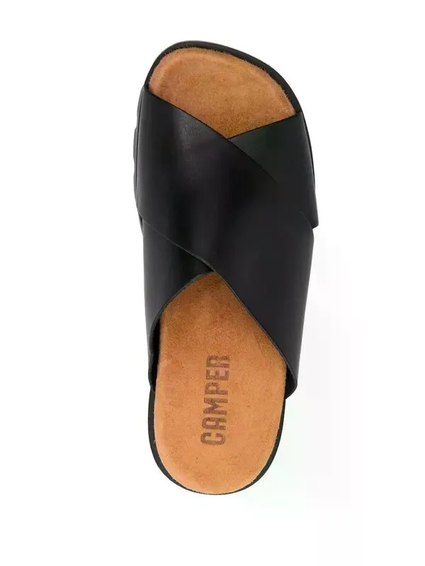 Camper Brutus Cross Strap Sandals