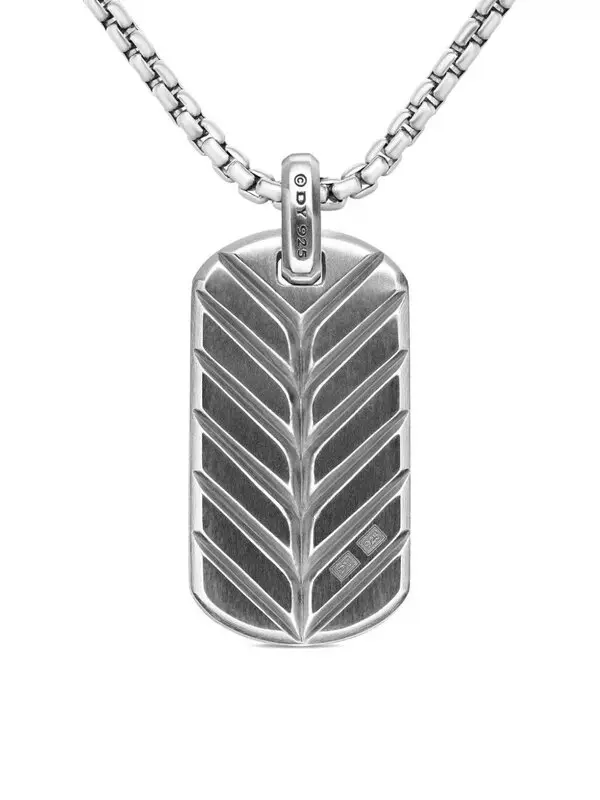 David Yurman Sterling Pietersite Tag