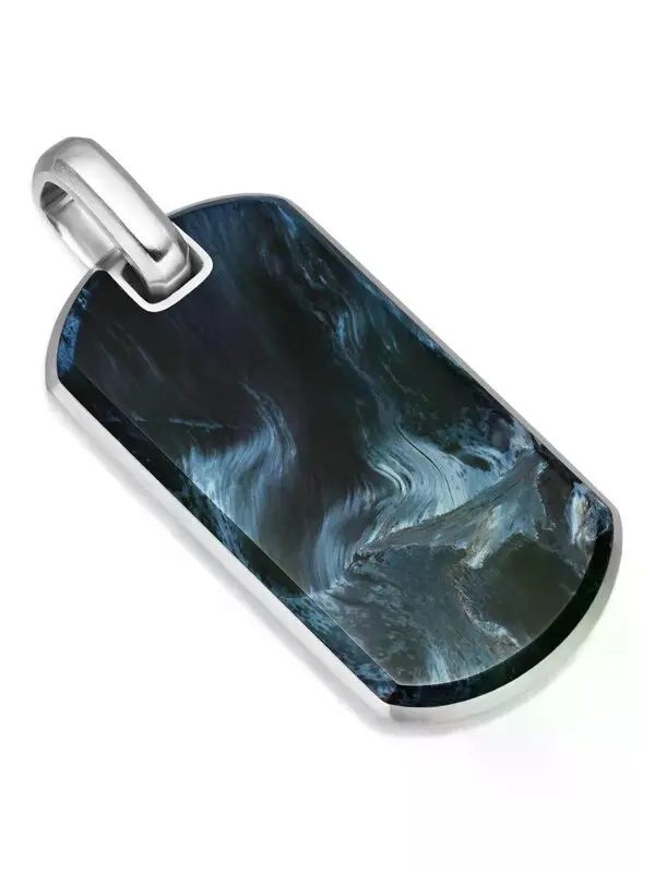 David Yurman Sterling Pietersite Tag