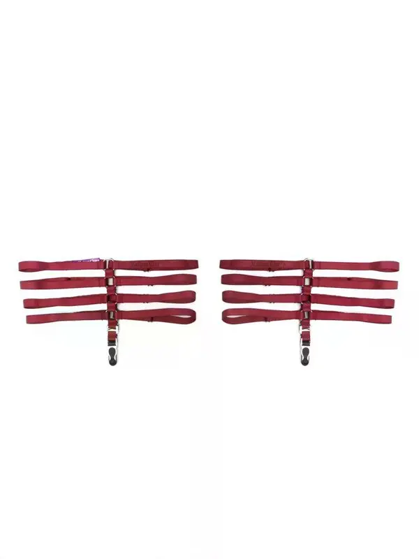 MAISON CLOSE Les Fétiches Garters Suspenders - Red