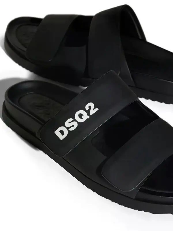Dsquared2 Touch-strap Calf-leather Sandals