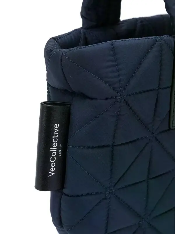 VEECOLLECTIVE Quilted Tote - Blue
