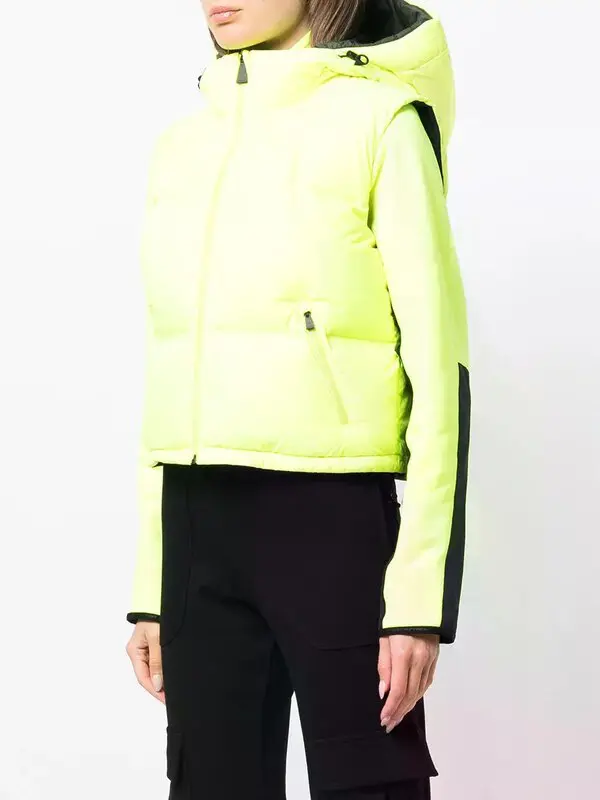 Aztech Mountain Feather Down Padded Puffer Vest - Green