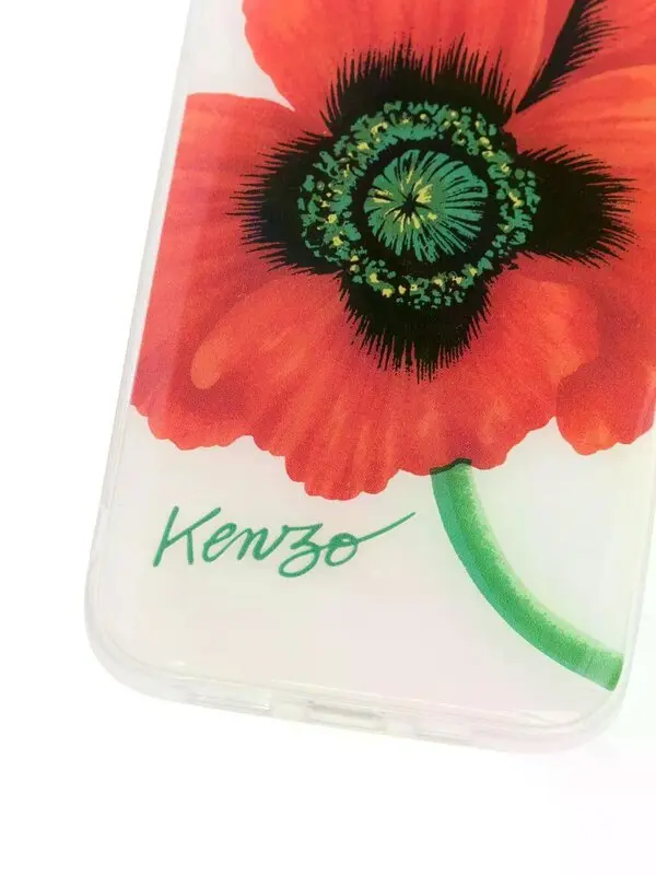 Kenzo Poppy-print Iphone 13 Max Pro Case