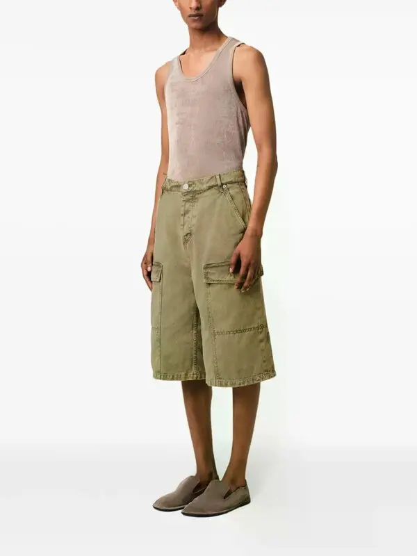 AMI Paris Wide-leg Bermuda Shorts