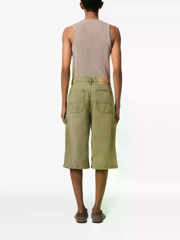 AMI Paris Wide-leg Bermuda Shorts