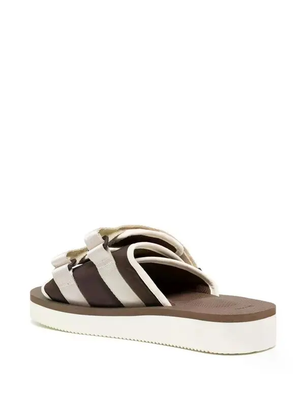 Suicoke Moto-po Touch-strap Sandals - Brown