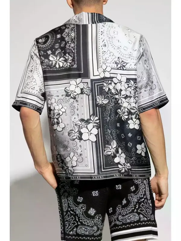 Amiri Floral-print Silk Shirt