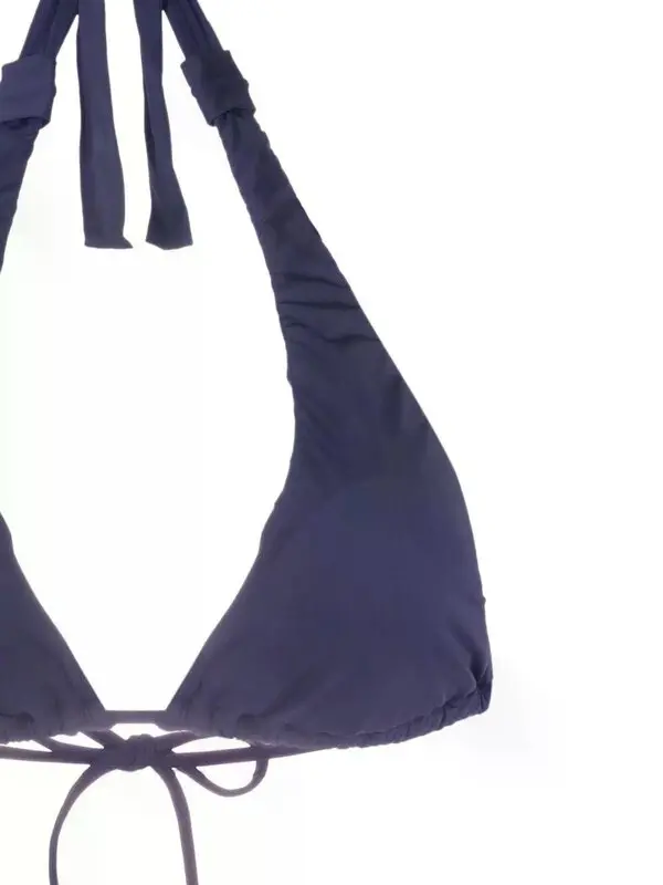 AMIR SLAMA Halterneck Bikini Set - Blue