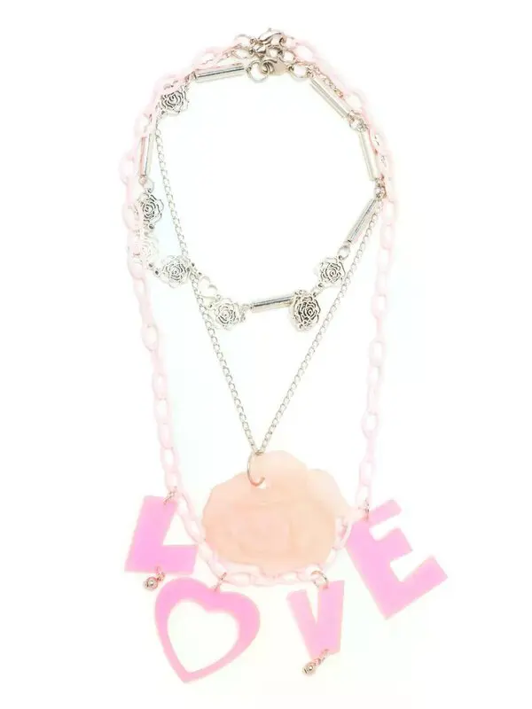 AMIR SLAMA Rose Necklace