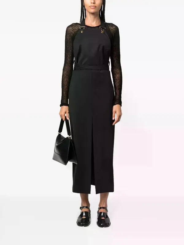 PATOU Virgin Wool-blend Pinafore Dress