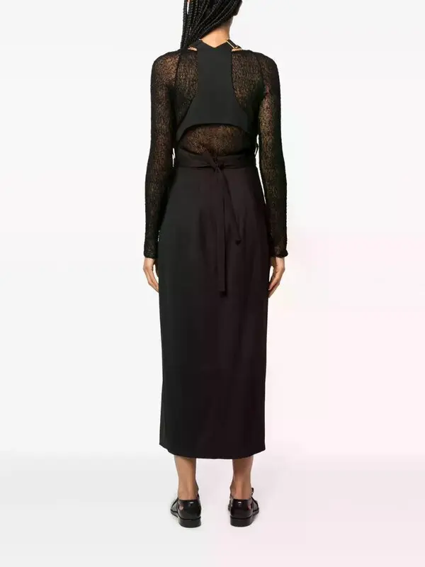 PATOU Virgin Wool-blend Pinafore Dress