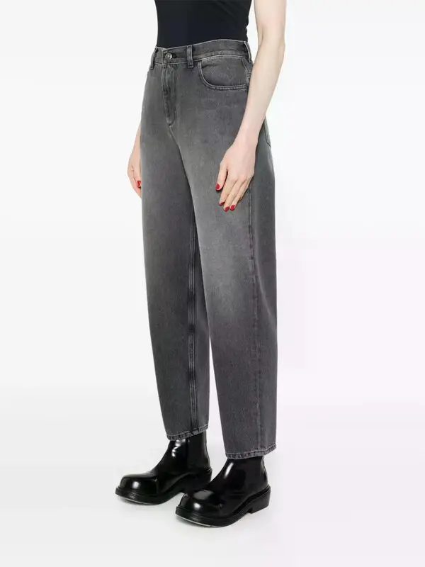 Moncler Cropped High-rise Jeans