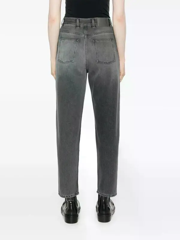 Moncler Cropped High-rise Jeans