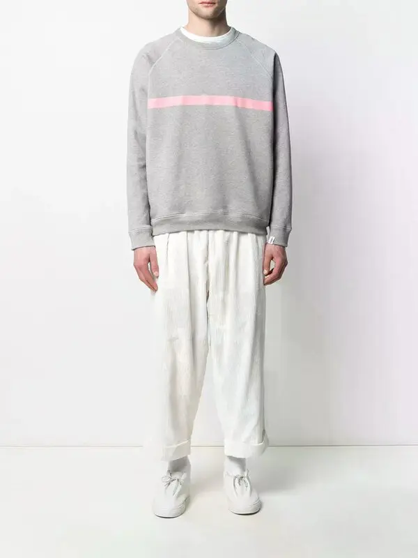 Mackintosh Stripe Detail Sweatshirt