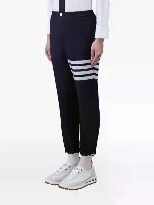 Thom Browne Plain Weave 4-bar Track Trousers - Blue