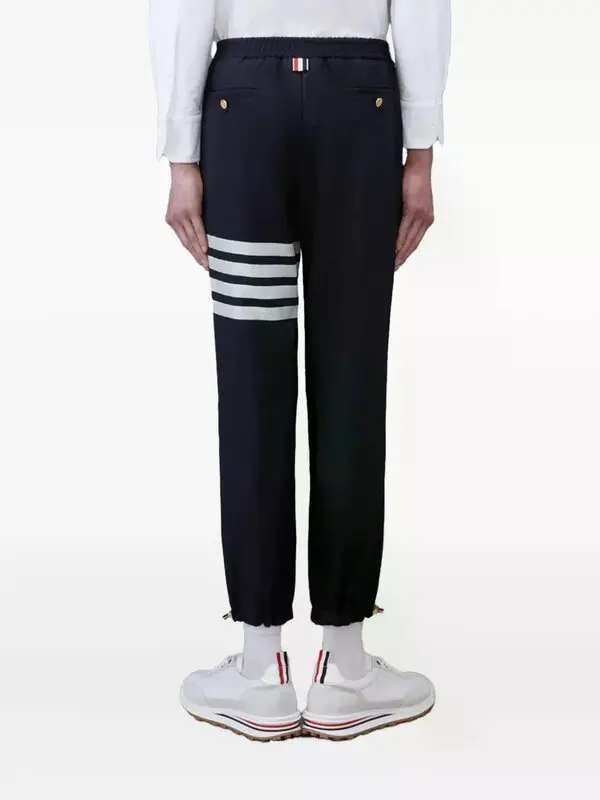 Thom Browne Plain Weave 4-bar Track Trousers - Blue