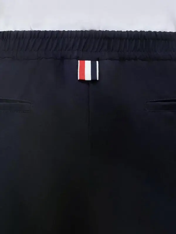 Thom Browne Plain Weave 4-bar Track Trousers - Blue