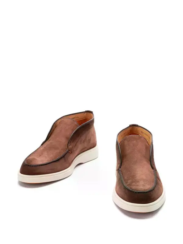 Santoni Suede Desert Boots - Brown