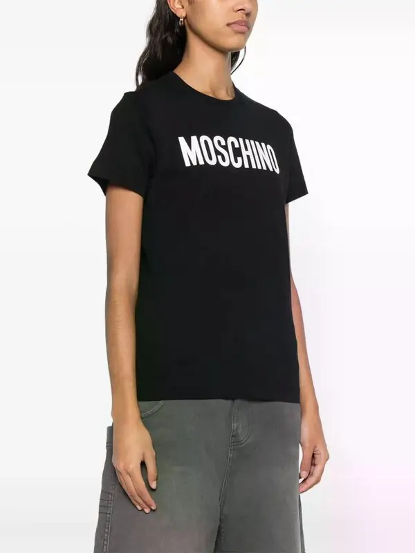 Moschino Logo-print T-shirt - Black