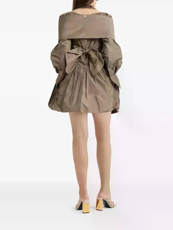 PATOU Puffy Faille Mini Skirt