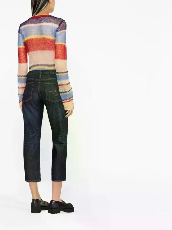 R13 Cropped Slim-leg Denim Jeans