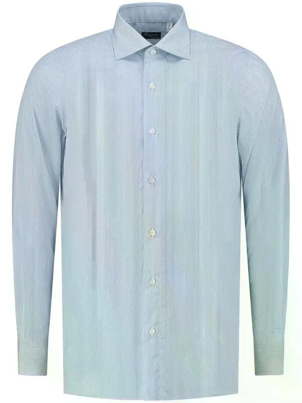 FINAMORE 1925 Striped Cotton Shirt
