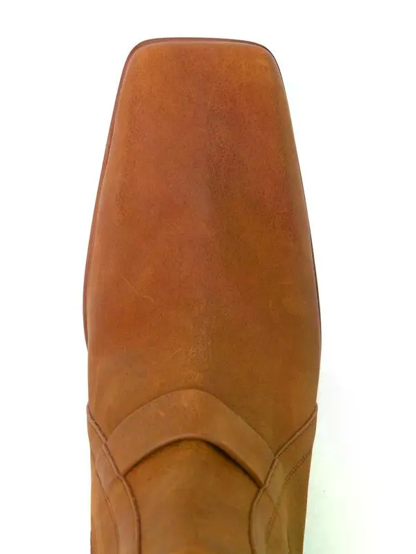 Rick Owens Leather Ankle Boots