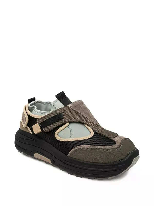 Suicoke Tred Touch-strap Fastening Sneakers - Brown