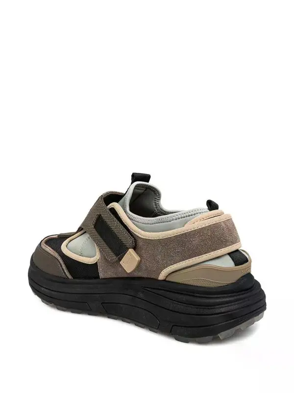 Suicoke Tred Touch-strap Fastening Sneakers - Brown