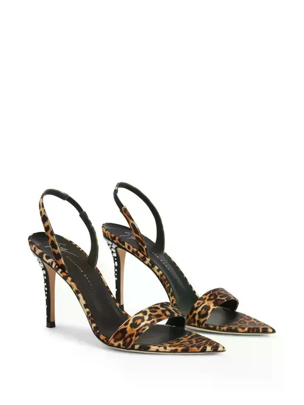 GIUSEPPE ZANOTTI Intriigo Leo 90mm Silk Sandals