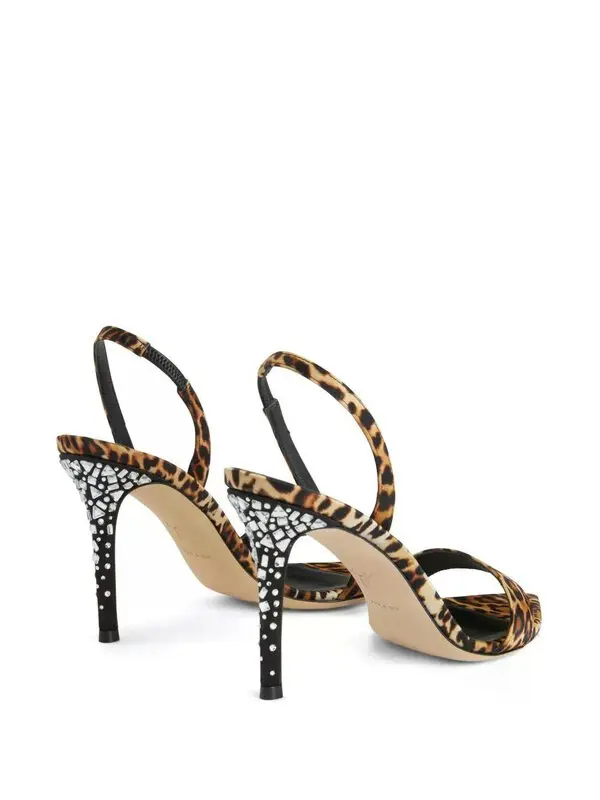 GIUSEPPE ZANOTTI Intriigo Leo 90mm Silk Sandals