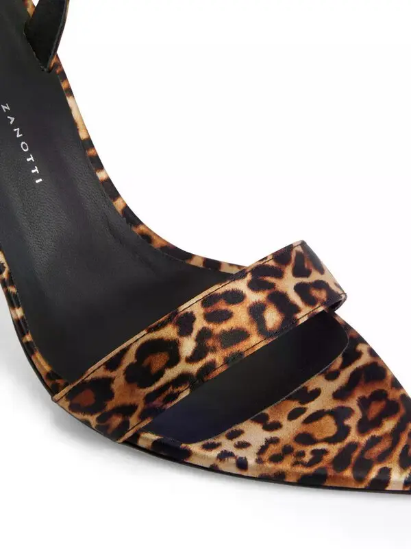 GIUSEPPE ZANOTTI Intriigo Leo 90mm Silk Sandals