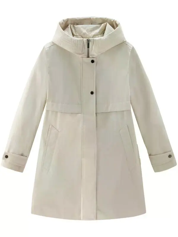 Woolrich Hooded Cotton Parka Coat