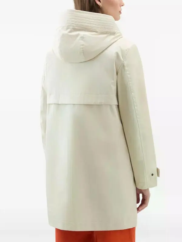 Woolrich Hooded Cotton Parka Coat