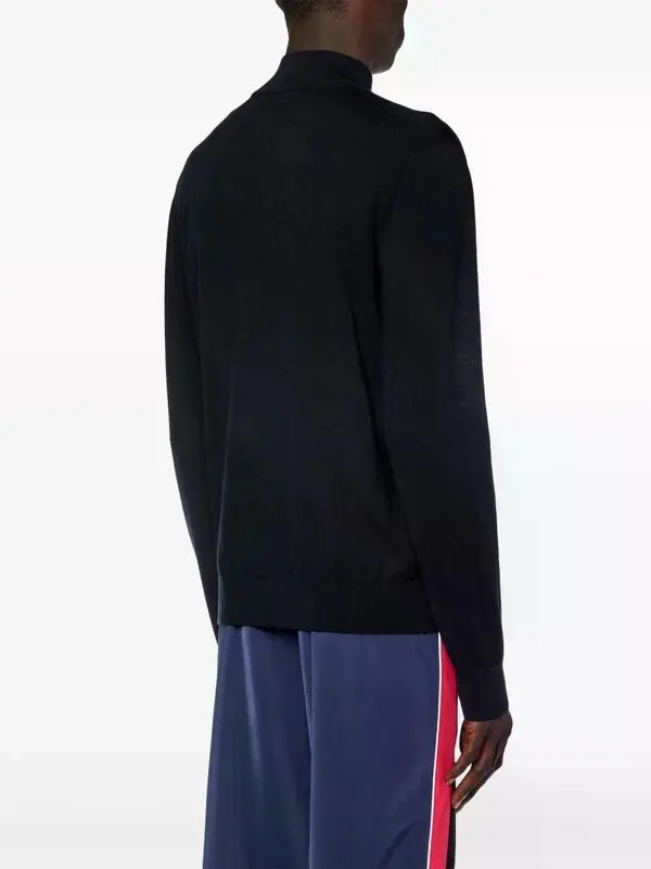 DIESEL® K-gil Logo-embroidered Wool Jumper
