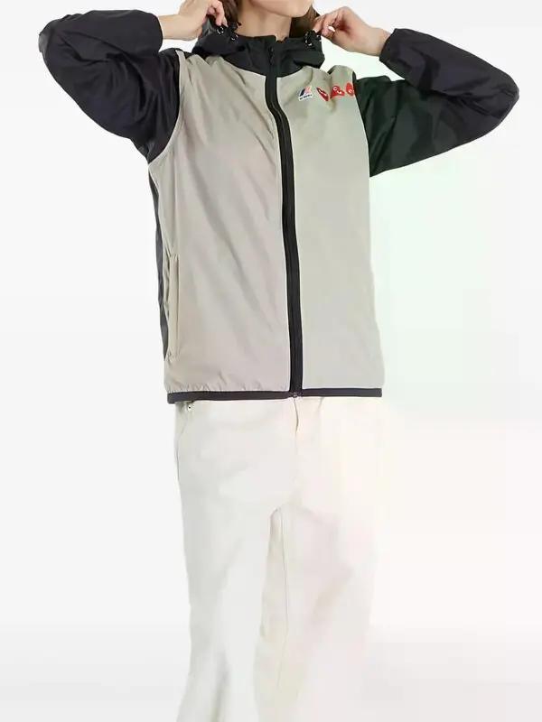 Play Comme Des Garcon X K-way Claude Hooded Jacket