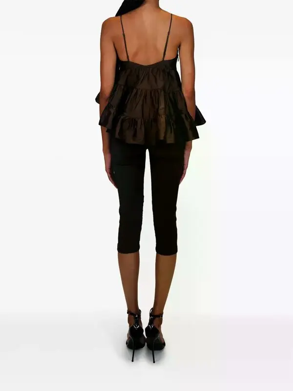 Azeeza Shreya Cropped Trousers - Brown
